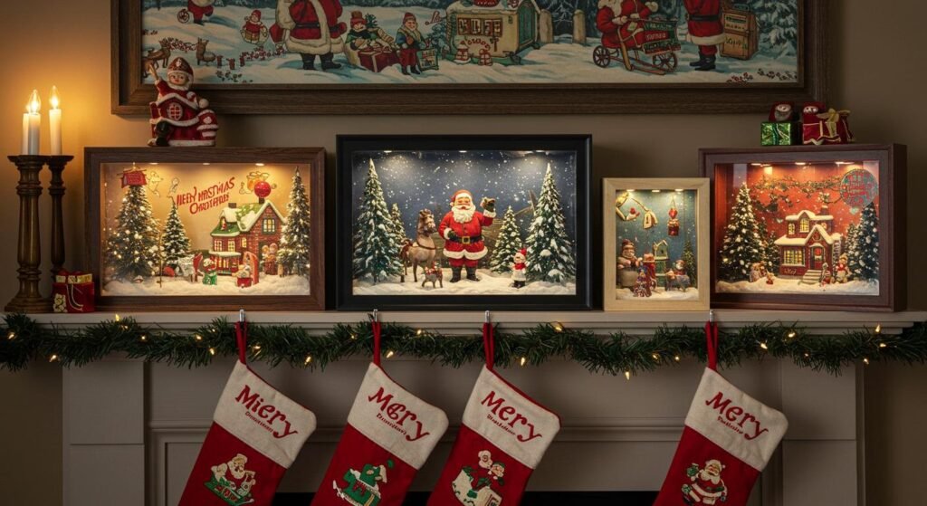 25 Charming DIY Christmas Shadow Boxes That Tell a Story – Magcella