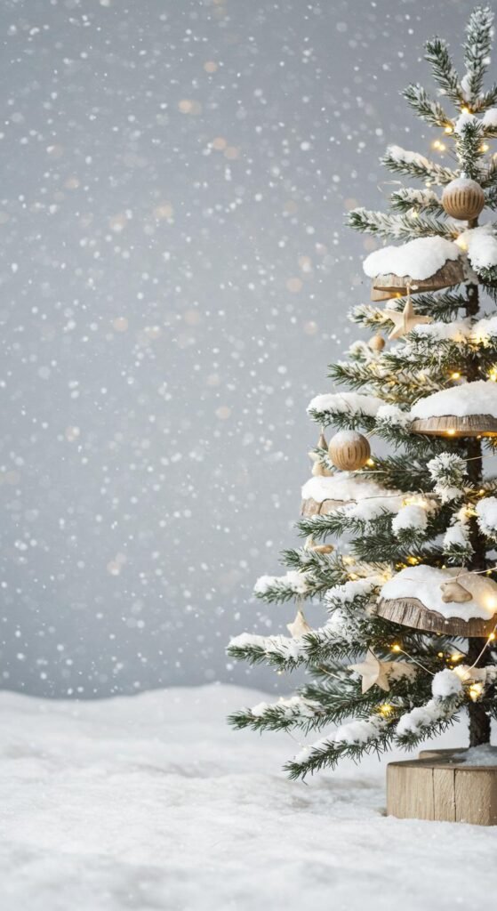 26 Gorgeous Snowy Christmas Tree Ideas for a Frosty Wonderland – Magcella