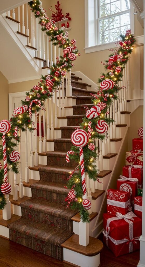 27 Stunning Holiday Staircase Decorating Ideas That Wow Guests – Magcella
