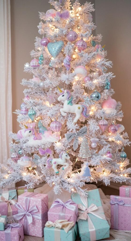 26 Gorgeous Snowy Christmas Tree Ideas for a Frosty Wonderland – Magcella